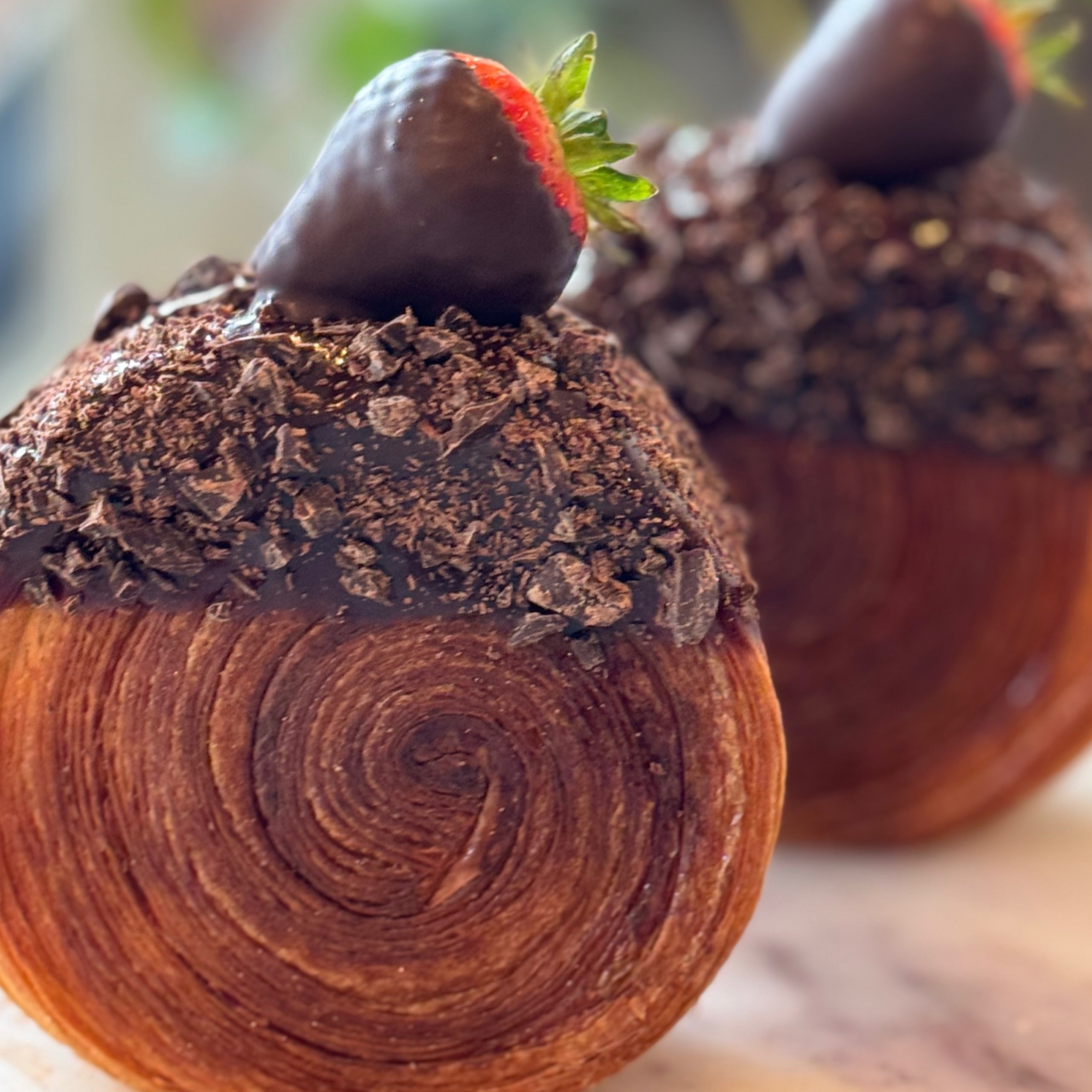 Chocolate Strawberry Croissant Supreme | Petit Pierre Bakery